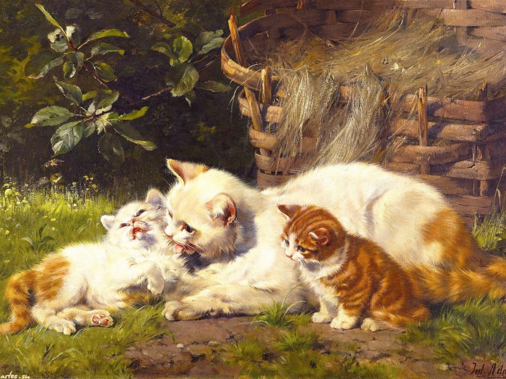 Cat painting: 10 famous artists fascinated by cats - rasplove.com