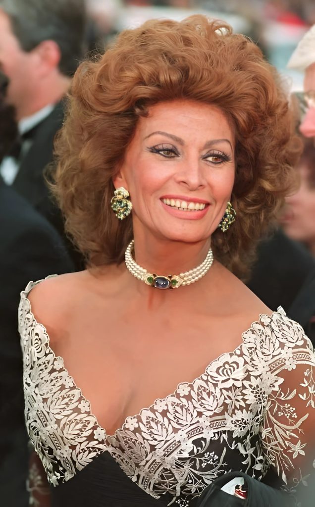 Sophia Loren, one of the most famous and beautiful actresses of the ...