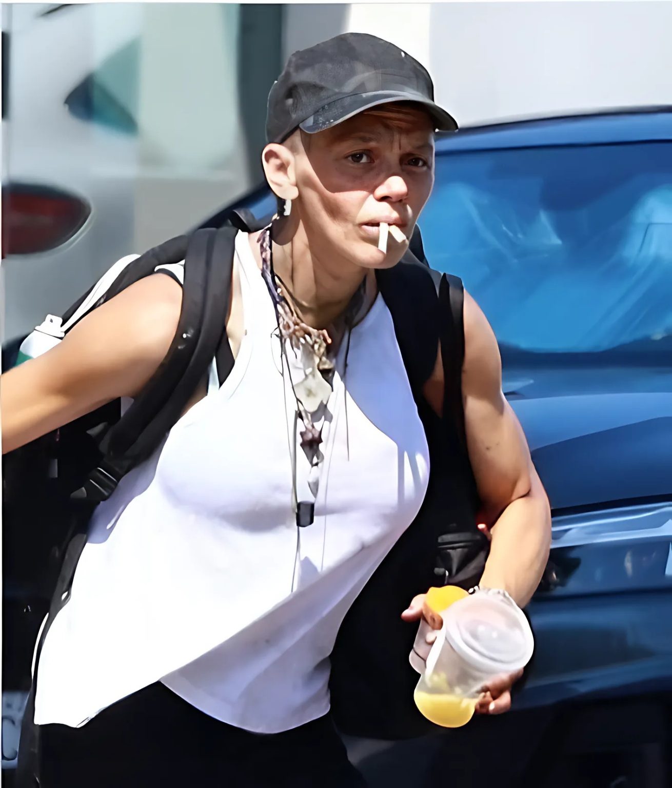 The ‘Baywatch’ star's homeless ex-wife was spotted with a shopping cart ...