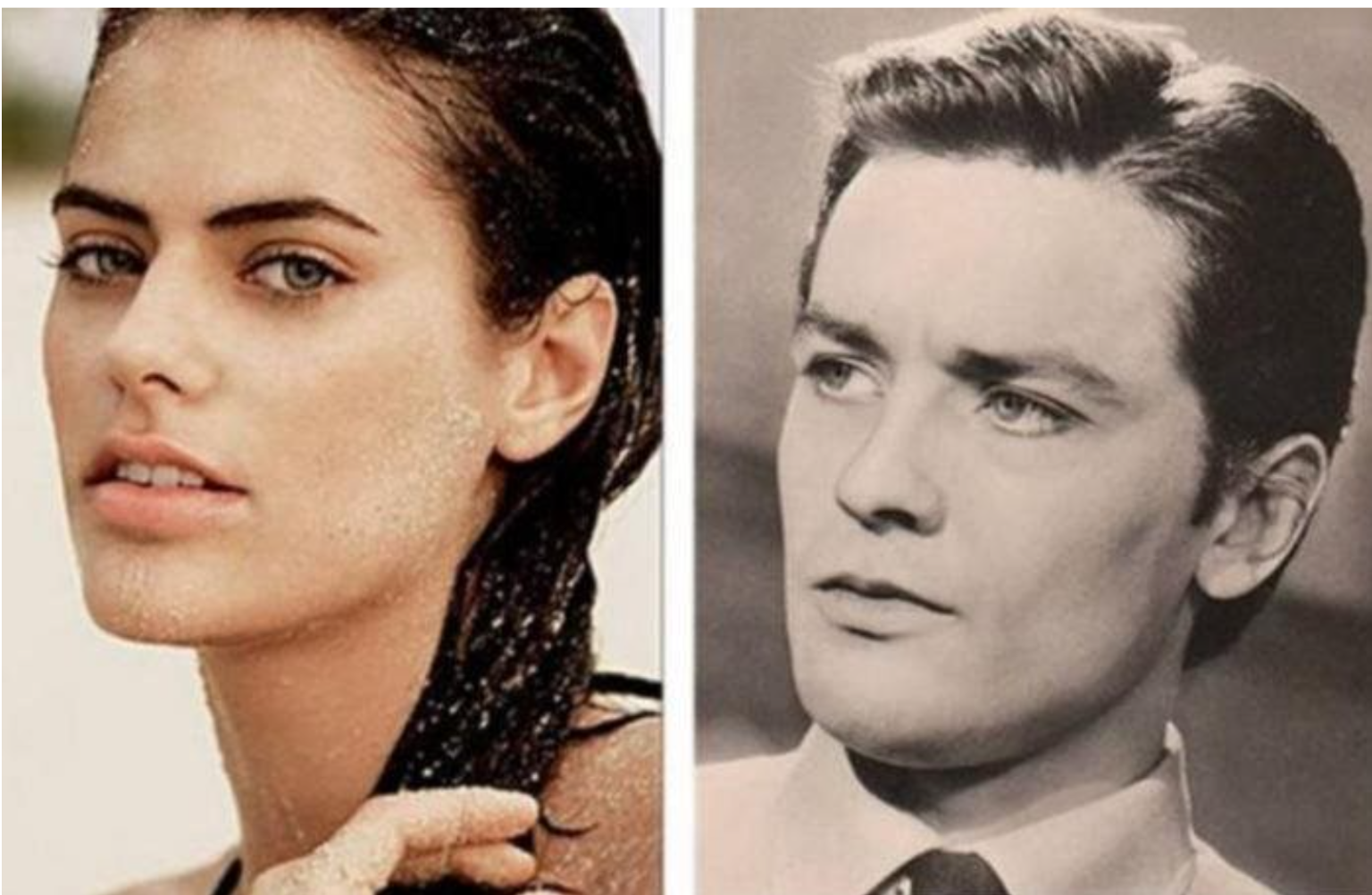 The internet is discussing the appearance of Alain Delon's ...