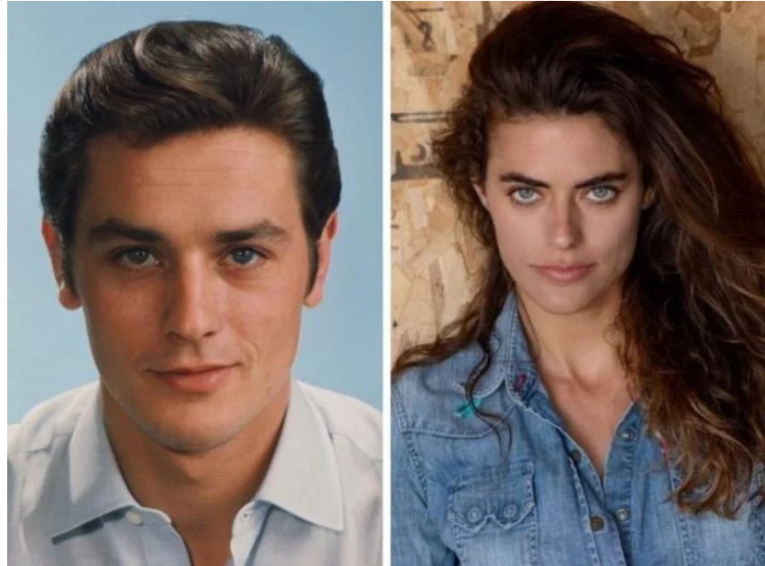 The internet is discussing the appearance of Alain Delon's ...