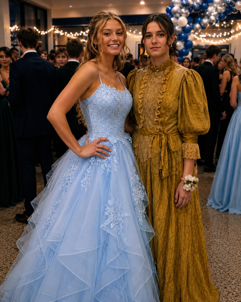 My Daughter's Best Friend Sewed Her a Prom Dress After Every Shop Told ...